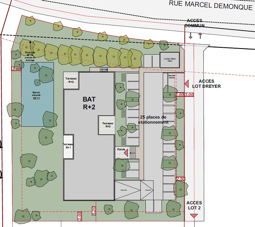 Construction d’un bâtiment R+2